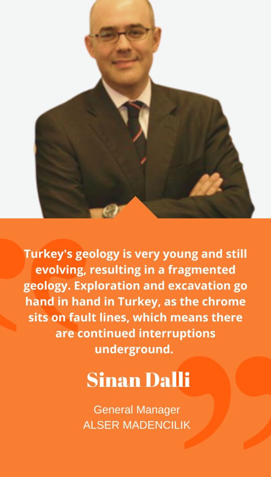 General Manager ALSER MADENCILIK – Sinan Dalli – The Business Insight